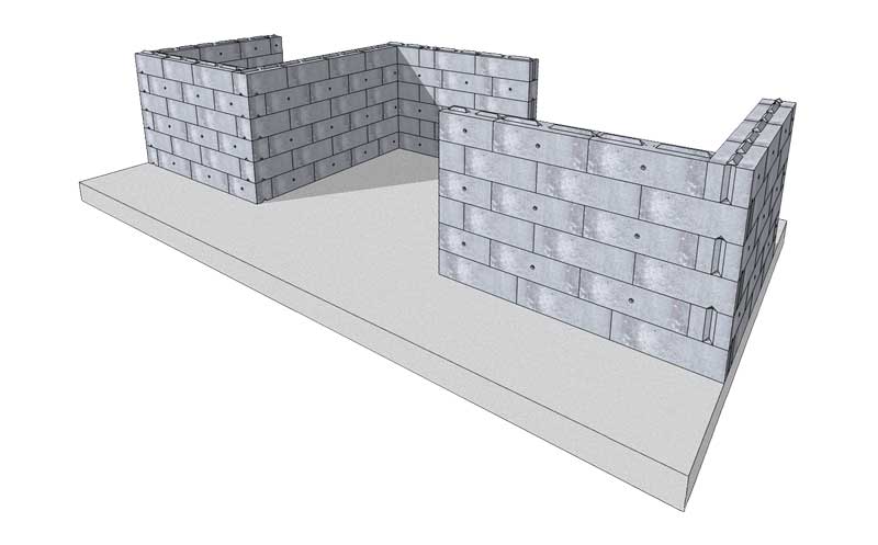 Interlocking block layouts - Flood Defence Walls - Block walls flood ...